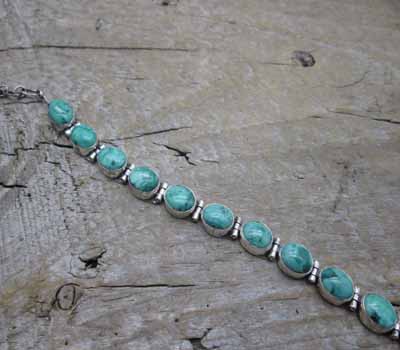 Happy Piasso ime turquoise link bracelet,Native American bracelets at ...